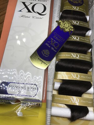 XQ CUTICLE REMY_YAKY 100% HUMAN HAIR WEAVE_Sensuous_Wave_16"_#2 | eBay