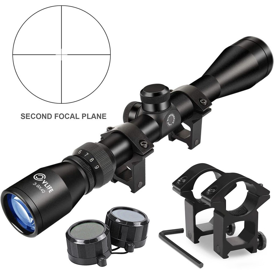 3-9x40 Hunting Rifle Scope Duplex Crosshair Reticle Optical Gun Scope ...
