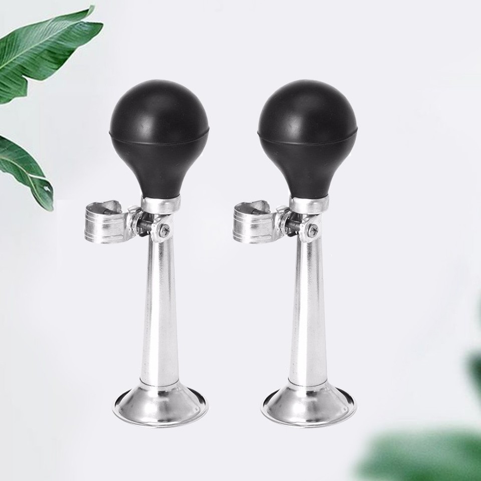 2PCS 9 inch Mountain Bike Air Horn Loud Iron Handlebar Horn Alarm Plating | eBay Australia