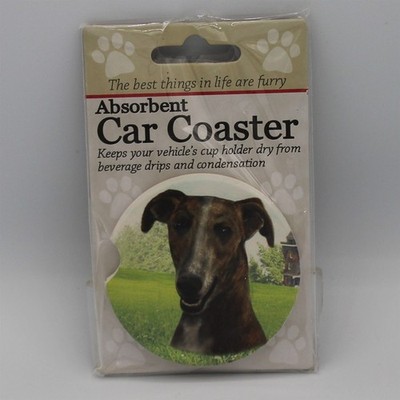 Super Absorbent Car Coaster Greyhound Dog Breed 2.75" | eBay