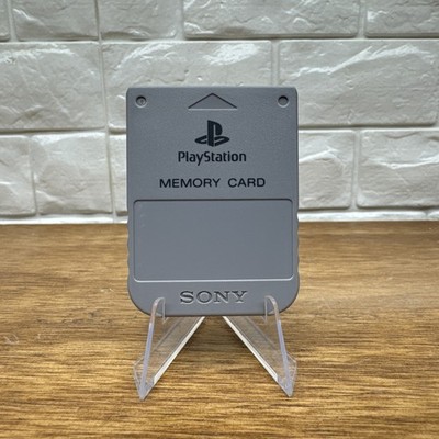 Sony Playstation 1 PS1 Official OEM 15 Block Memory Card SCPH-1020 Gray ...