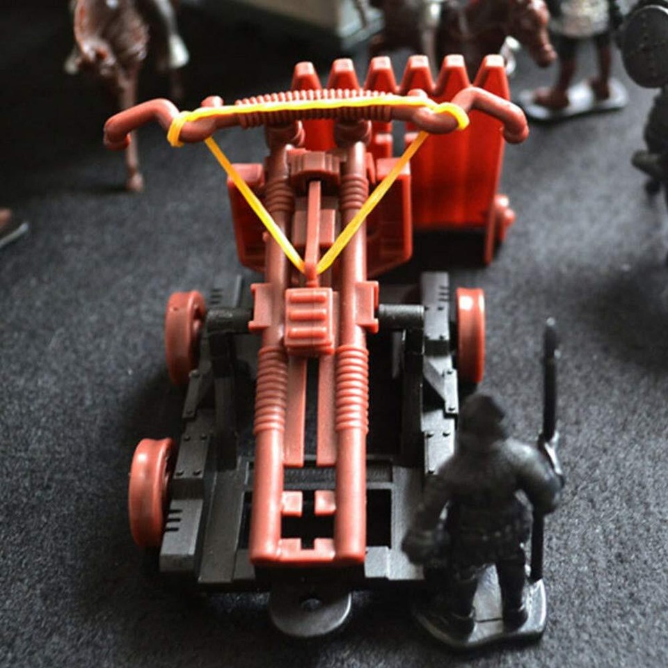 Medieval Castle Toy Castles Knights Soldiers Model Kit Knight Figures ...