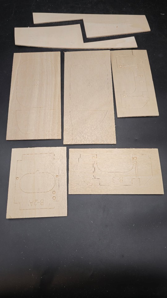 Vintage Global Quality Kits #232120 NOS Cutlass 45 RC Balsa Model ...