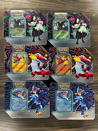 Pokemon PALDEA PARTNERS Tin Case Factory Sealed (6 TINS!) | eBay