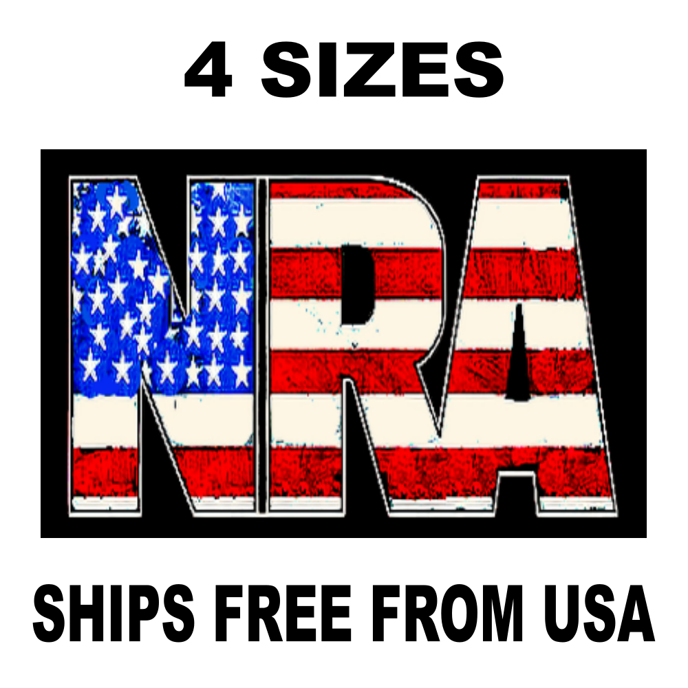 NRA Sticker Sign Flag Vintage Replica National Rifle Association | eBay
