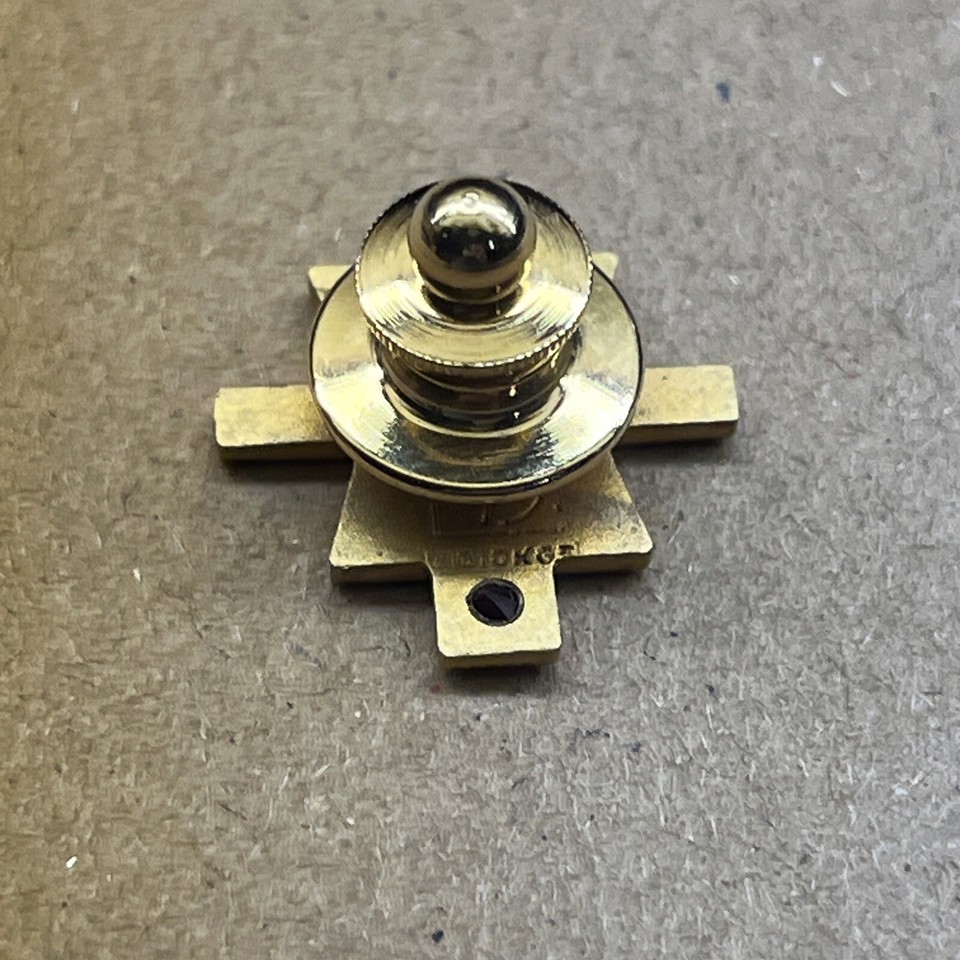 Tandy Corporation 10K gold pin with ruby gemstone, service award pin ...