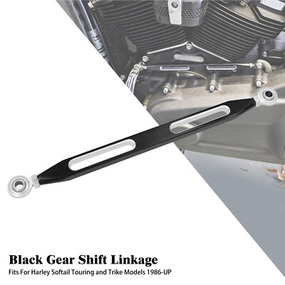Black Gear Shifter Shift Linkage Fit For Harley Softail Touring Glides ...