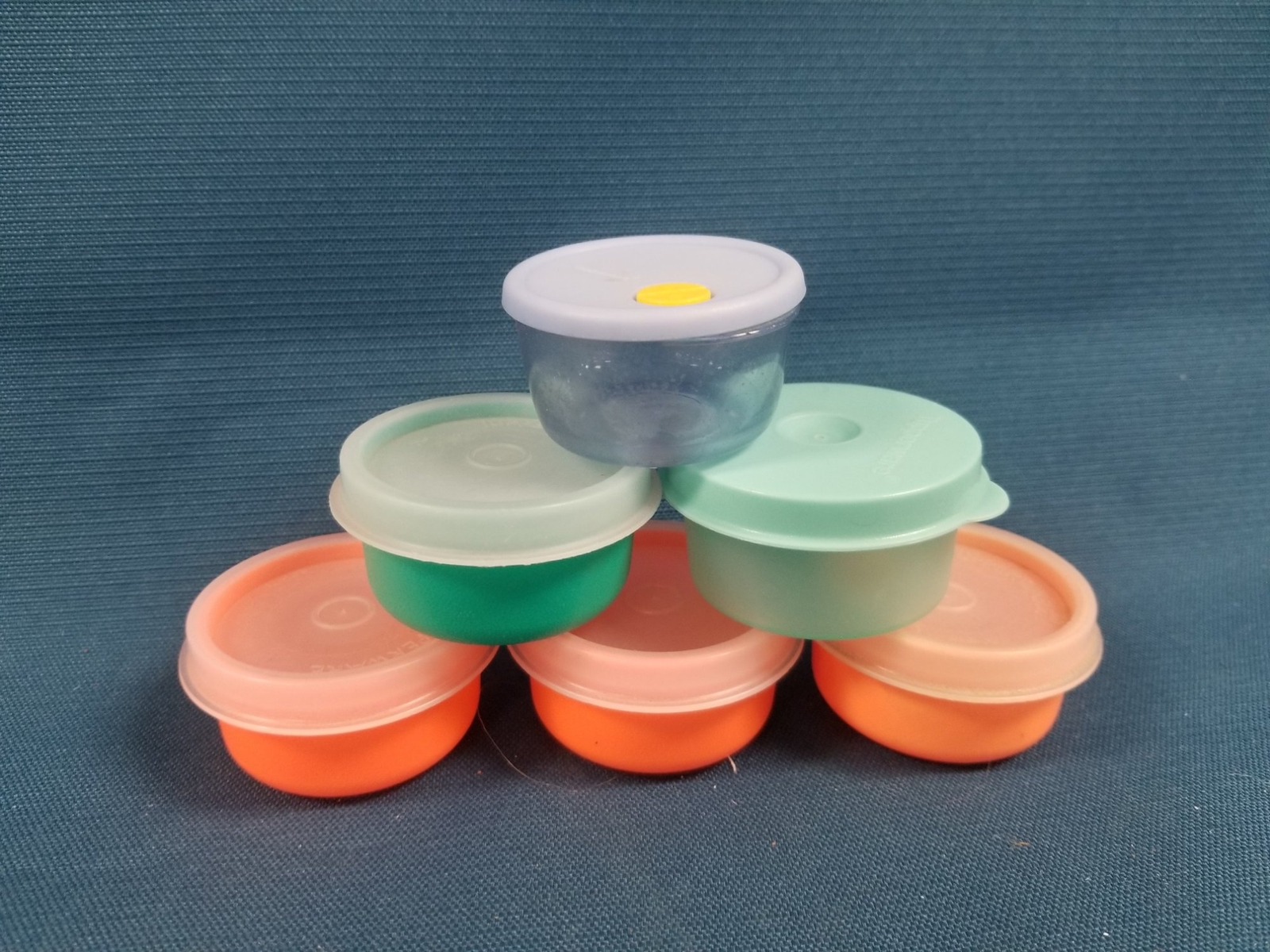 Lot of 6 Assorted Tupperware Brand Miniature Containers w/ Lids | eBay