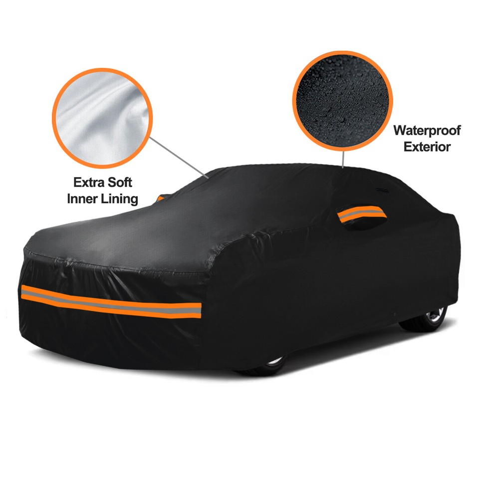 6 Layer CUSTOM FIT Ford Mustang GT Car Cover Outdoor 100% Waterproof ...