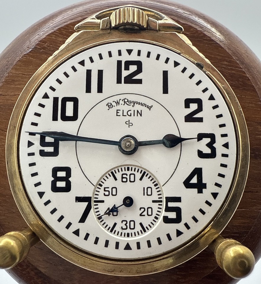 Elgin BW RAYMOND Gr. 571 16s Model 20 21J Railroad Gold Filled Pocket ...