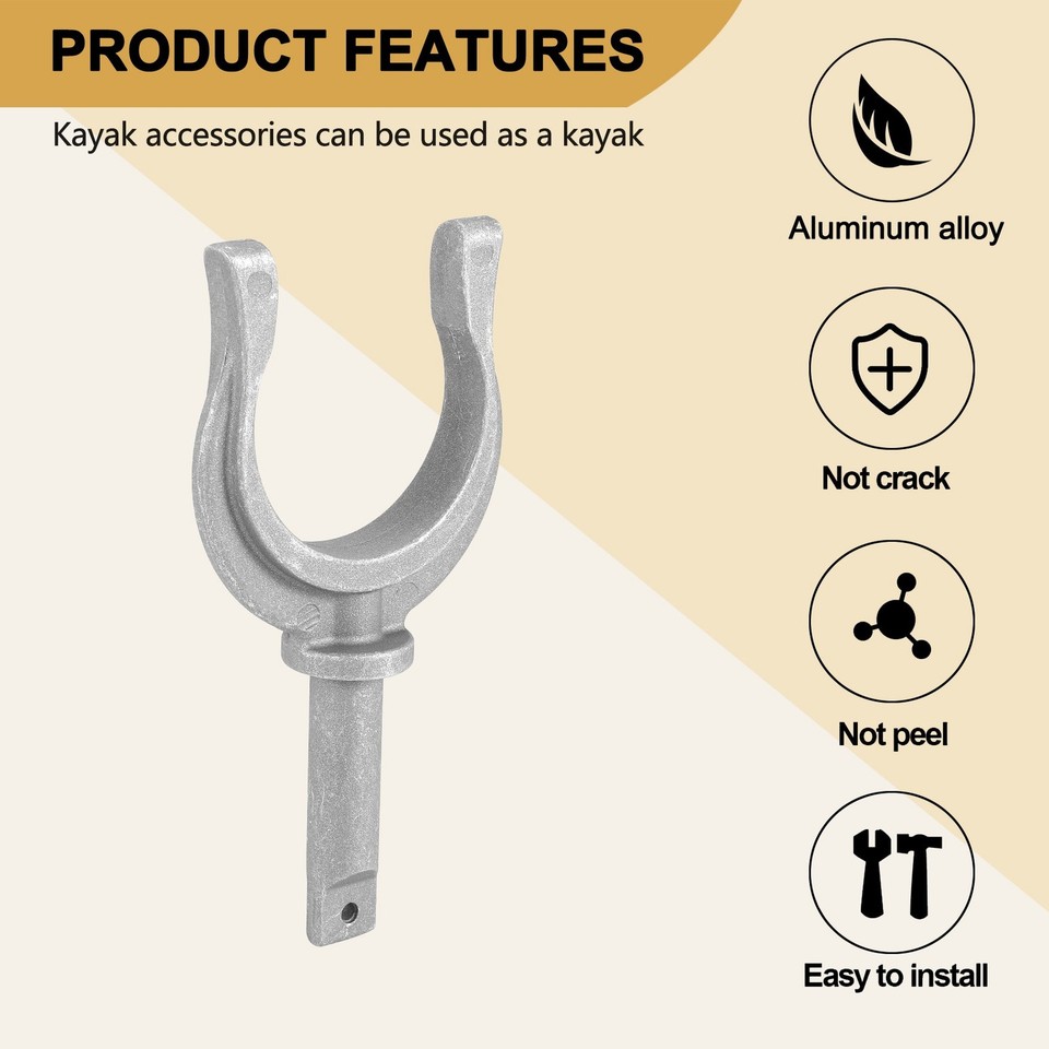 Verrou de Rame en Aluminium Rowlock Premium Marine Bateau à Rames Canot ...