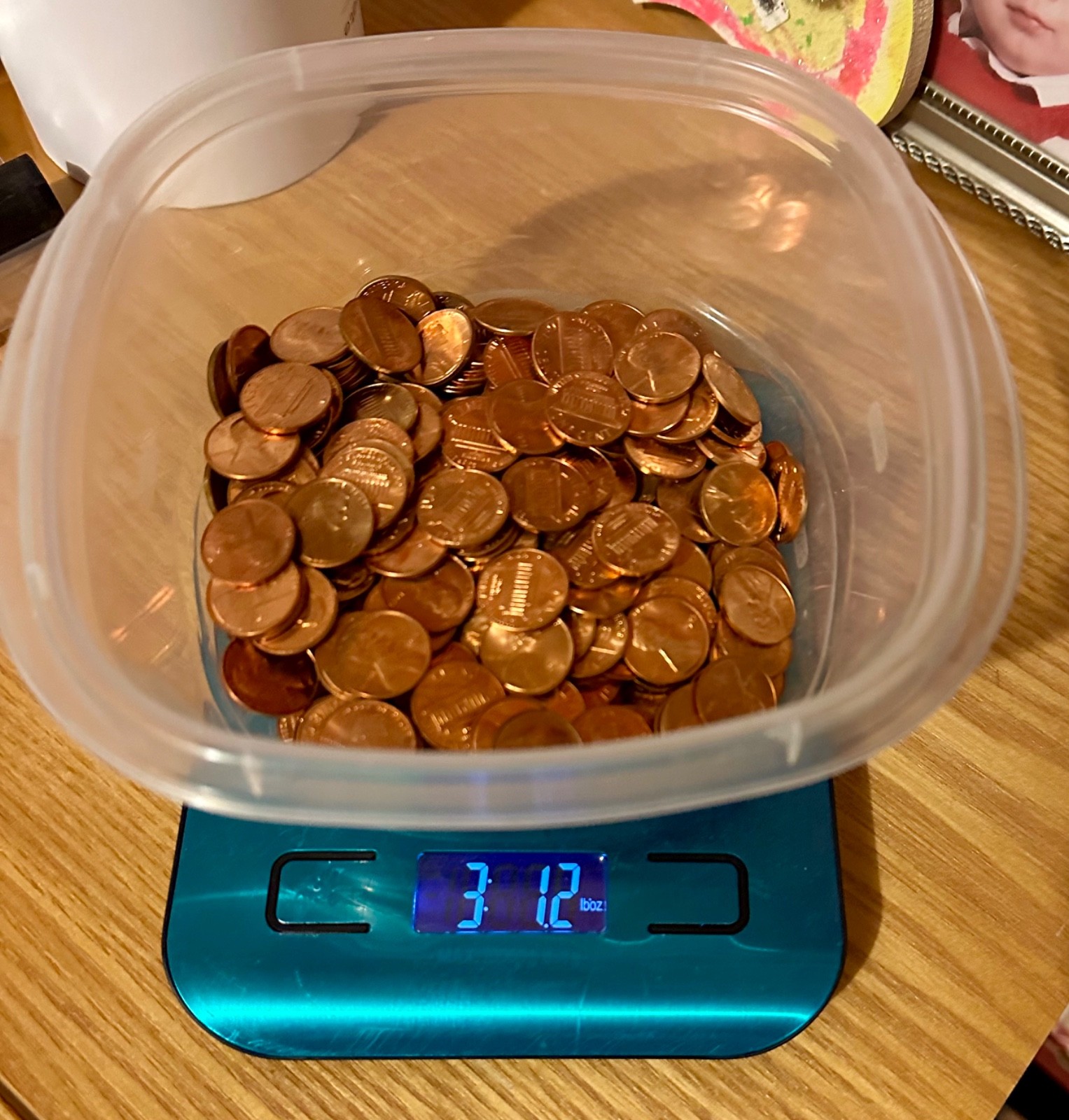 3+ LBS of Bulk BRIGHT RED COPPER PENNIES 1970-74 UNSEARCHED - ESTATE ...