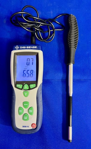 Digi-Sense 20250-16 Hot-Wire Thermoanemometer with Antenna Probe | eBay
