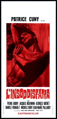 THE DISSATISFIED SEXY MOVIE POSTER PATRICE CUNY 1972 DISSATISFIED ...