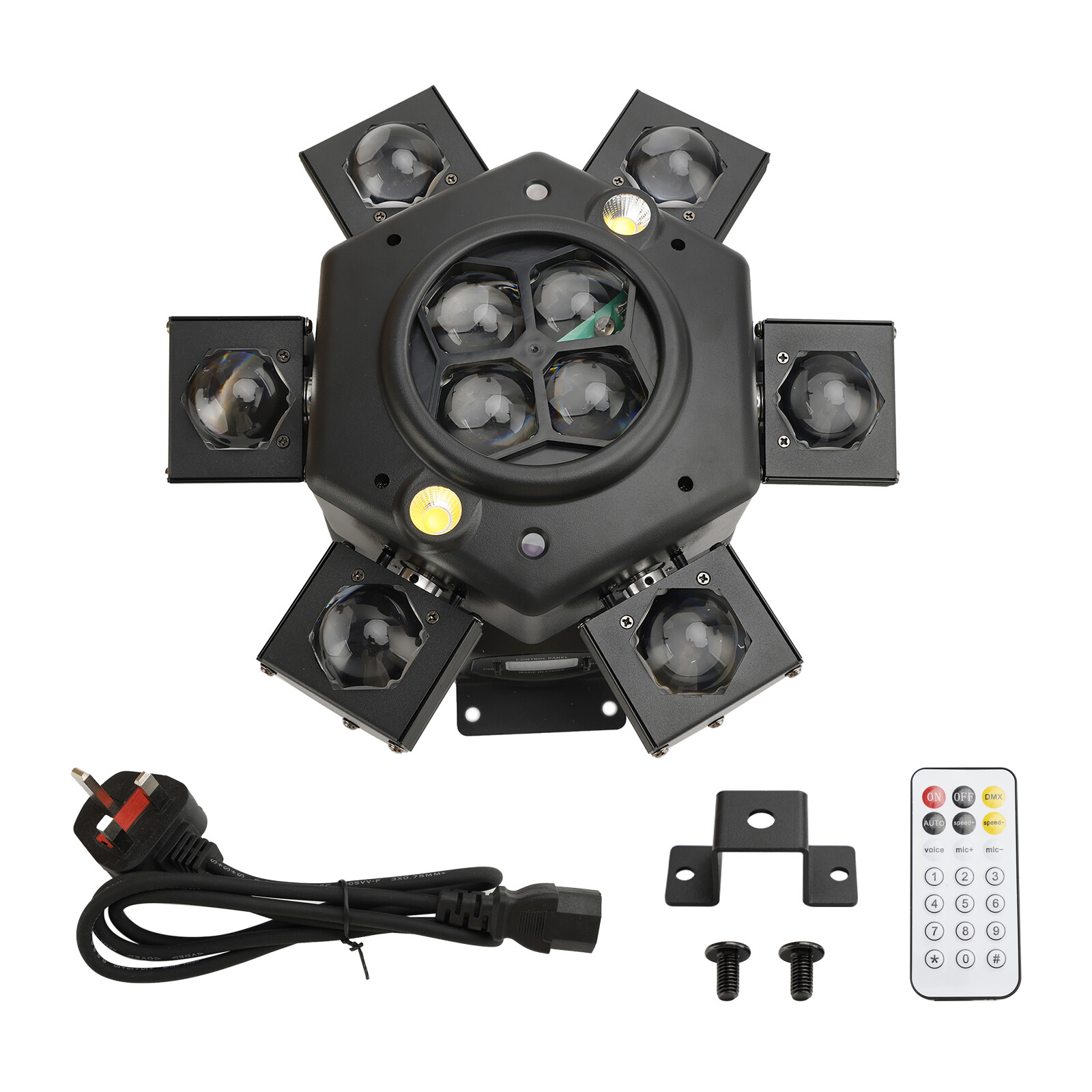 10 LED RGBW Moving Head Strobe Light Laser Stage Lighting Beam DMX ...