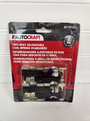 Autocraft Two-Way Adjustable Coil Spring Stabilizers | eBay