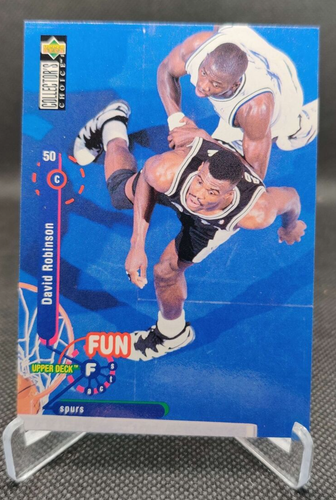 1995-96 Collector's Choice Fun Facts #189 DAVID ROBINSON San Antonio ...