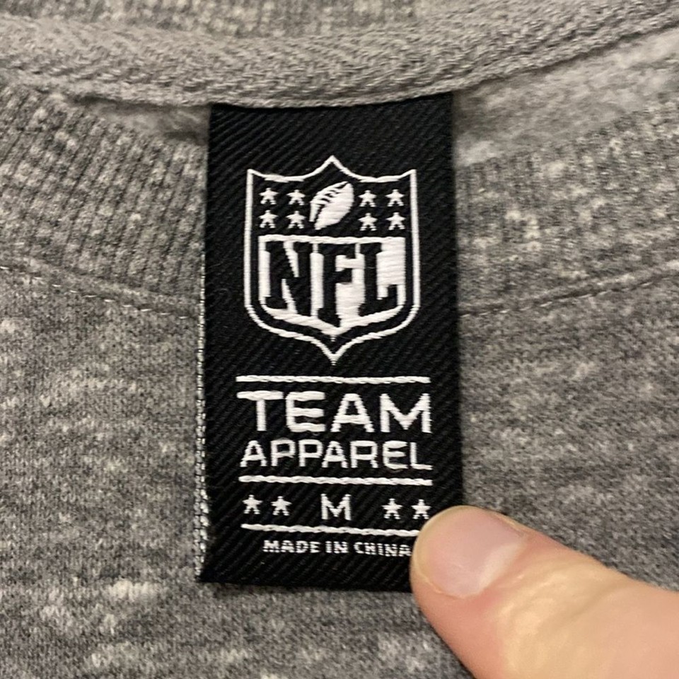 NFL Merch Vintage Patriots Grey Gray Pullover Soft Sweater Women’s ...