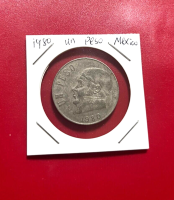 1980 UN PESO MEXICO COIN - NICE WORLD COIN !!! | eBay