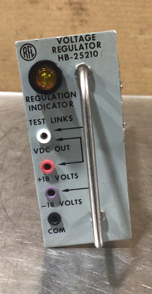 RFL Electronics Voltage Regulator Card HB-25210 +/- 18VDC | eBay