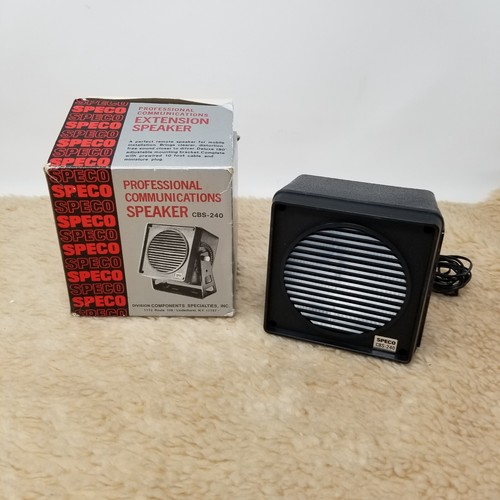 SPECO Speaker CBS-240 Professional Communications Open Box | eBay