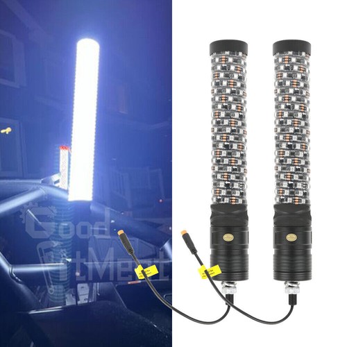 1FT Fat LED Whip APP Controlled Antenas De LED Quick Release Whip Light ...