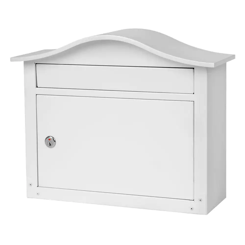 Locking Wall Mount Mailbox Medium Size with Pre-Drilled Holes Under ...