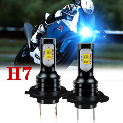 H7 LED Headlight Bulb For Yamaha YZF R6 2003-2014 YZF R6S 2006-2009 Ice ...