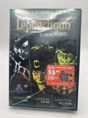Leprechaun Triple Feature: Warwick Davis (1996) Horror Movie DVD - Rob ...