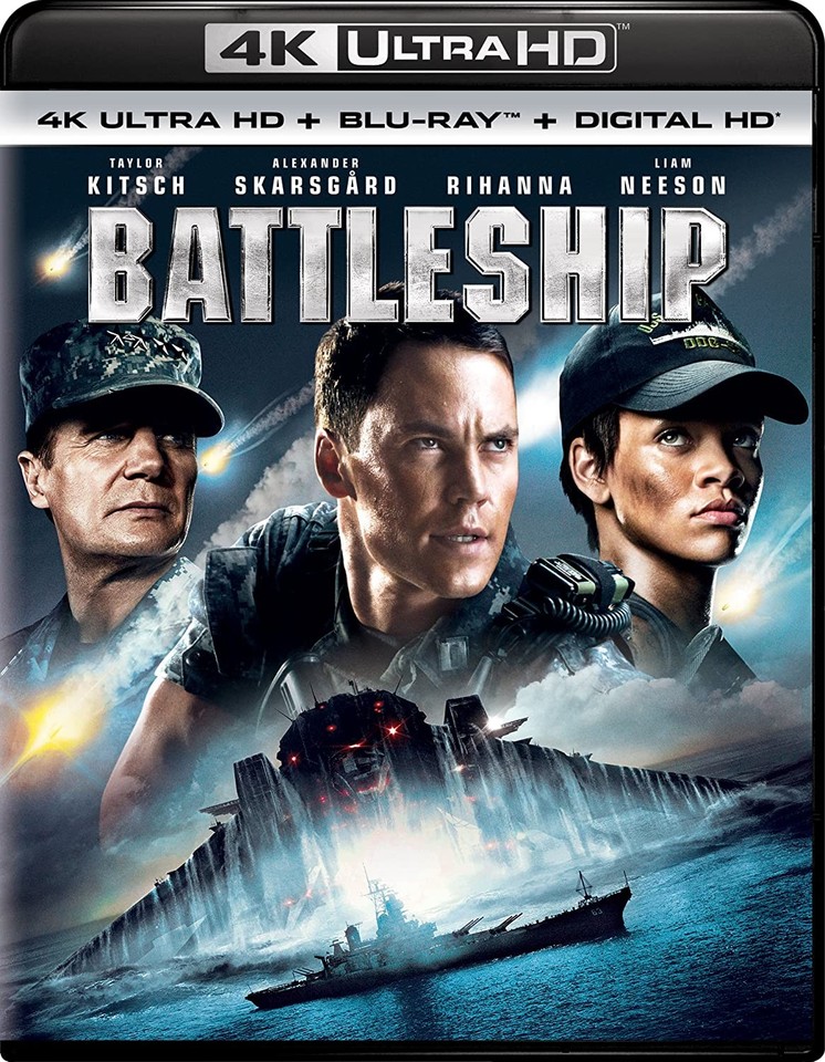 Battleship (Blu-ray) Taylor Kitsch Alexander Skarsgard Rihanna Brooklyn ...