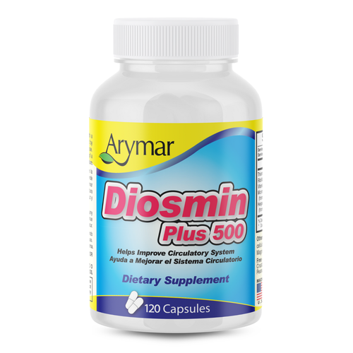 Arymar Diosmin Plus 500 with Hesperidin & B Vitamins – 120 Capsules | eBay