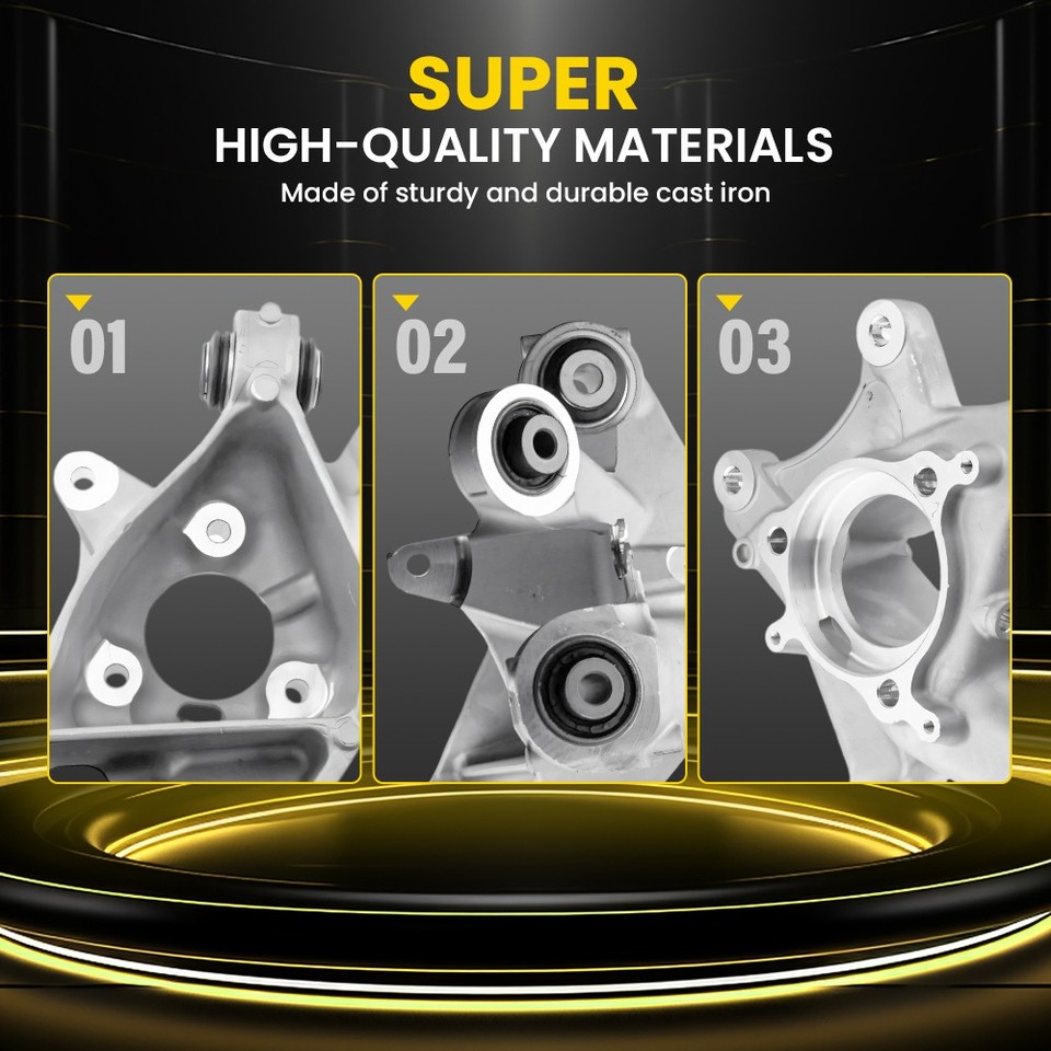 Rear LEFT & RIGHT Side Wheel Knuckle Assembly for Tesla Model Y 5YJY ...