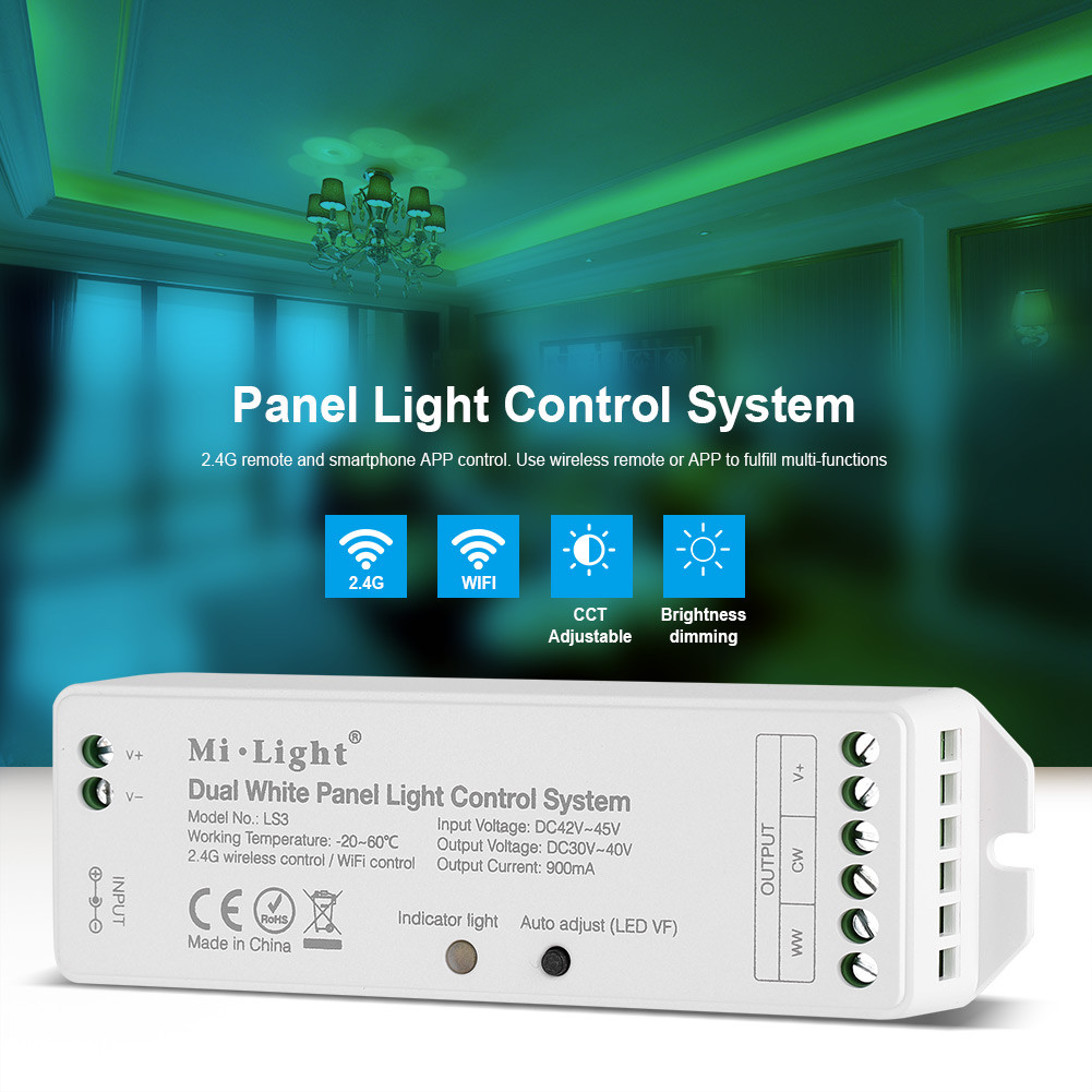 Milight / MIBOXER 2.4G WiFi LED Touch Panel Controller for CCT RGB RGBW ...