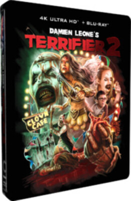 Terrifier 2 [New 4K UHD Blu-ray] With Blu-Ray, 4K Mastering, Steelbook ...