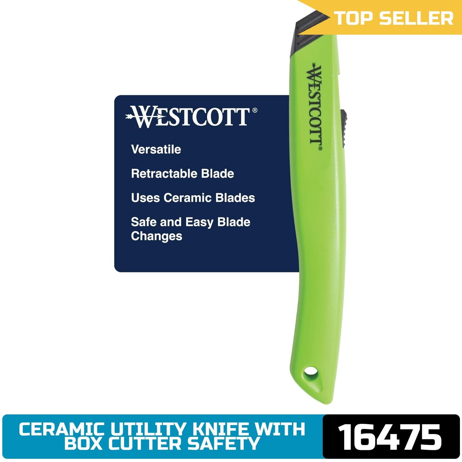 Westcott Box Cutter Safety Ceramic Utility Knife (16475) | eBay