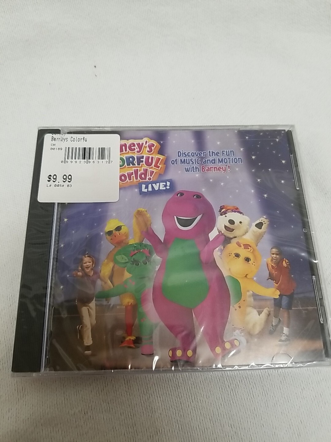 Barney's Colorful World Live! (CD, 2004) Children's Audio CD I Love You ...