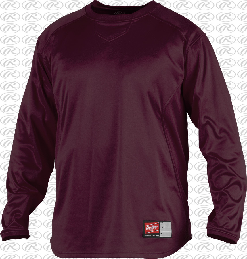 Rawlings Baseball Fleece Warm Up Pullover Youth and Adult UDFP2 ...