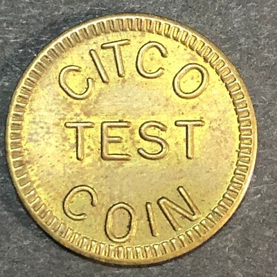 "Citco Test Coin" Brass Token 18mm (Telephone) Very Scarce - VGC | eBay