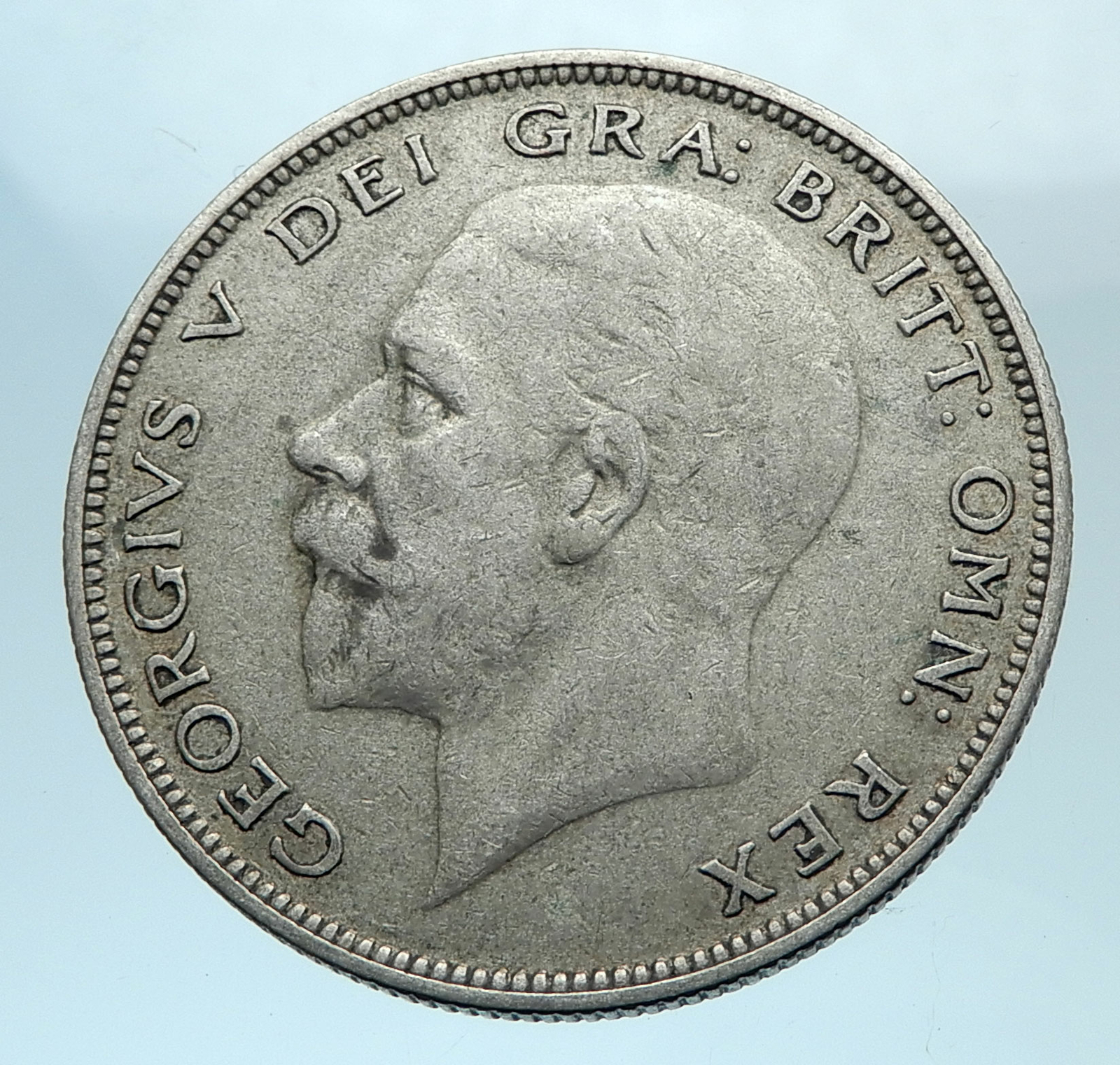 1936 Great Britain United Kingdom UK King GEORGE V Silver Half Crown ...