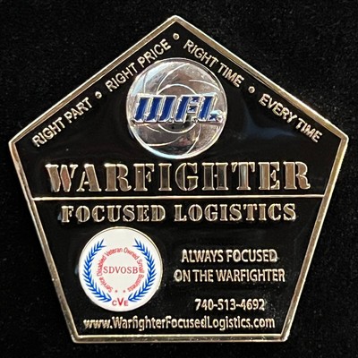 WFL Warfighter Focused Logistics Challenge Coin | eBay