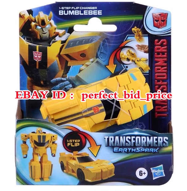New Transformers Bumblebee Autobot Earthspark 1-Step Hasbro Action ...