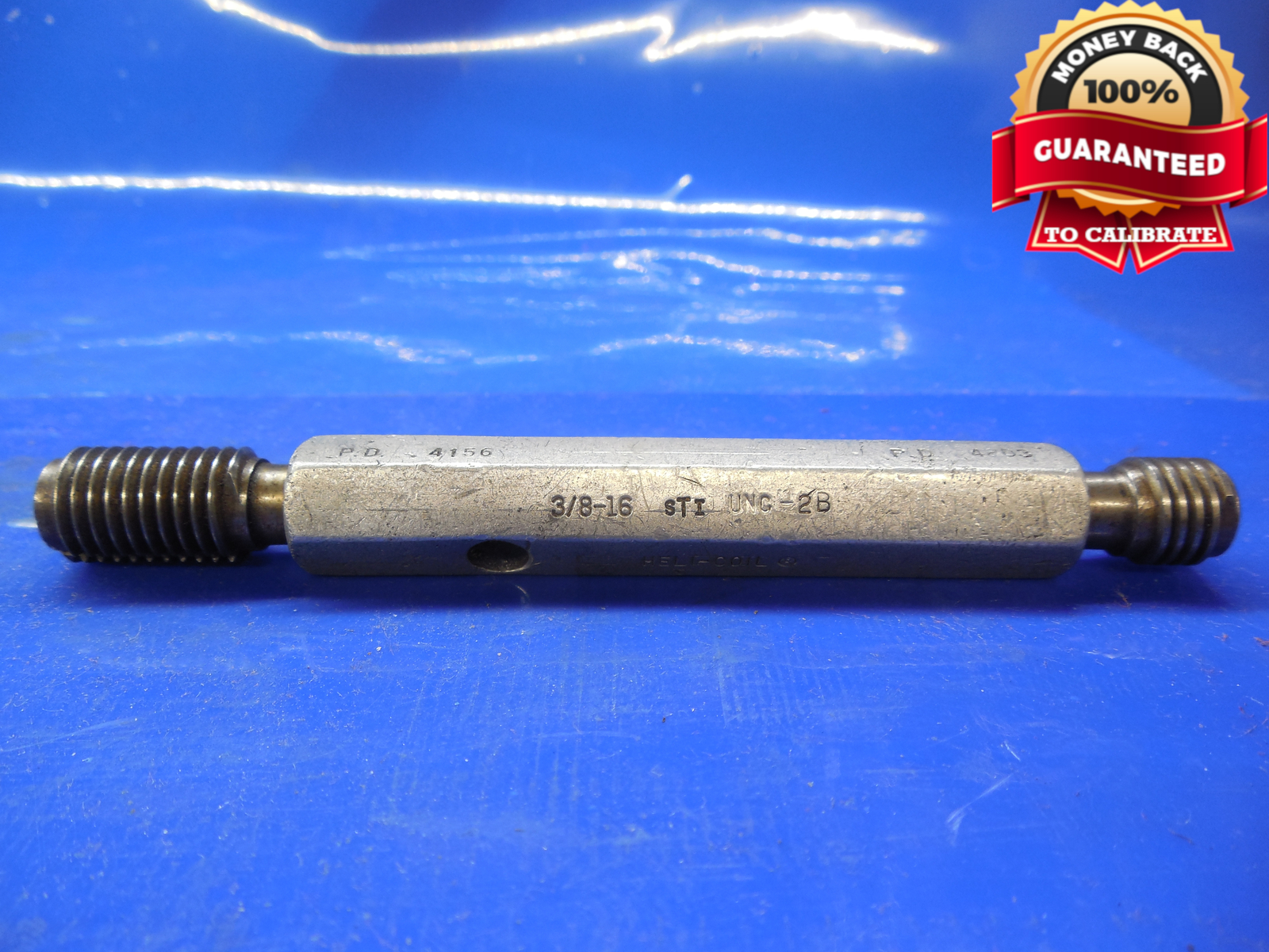 3/8 16 UNC 2B STI HELI-COIL THREAD PLUG GAGE .375 GO NO GO P.D'S ...