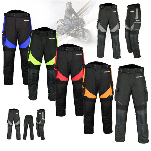 Men's Armoured Motorbike Motorcycle Trouser Waterproof Removable Lining ...
