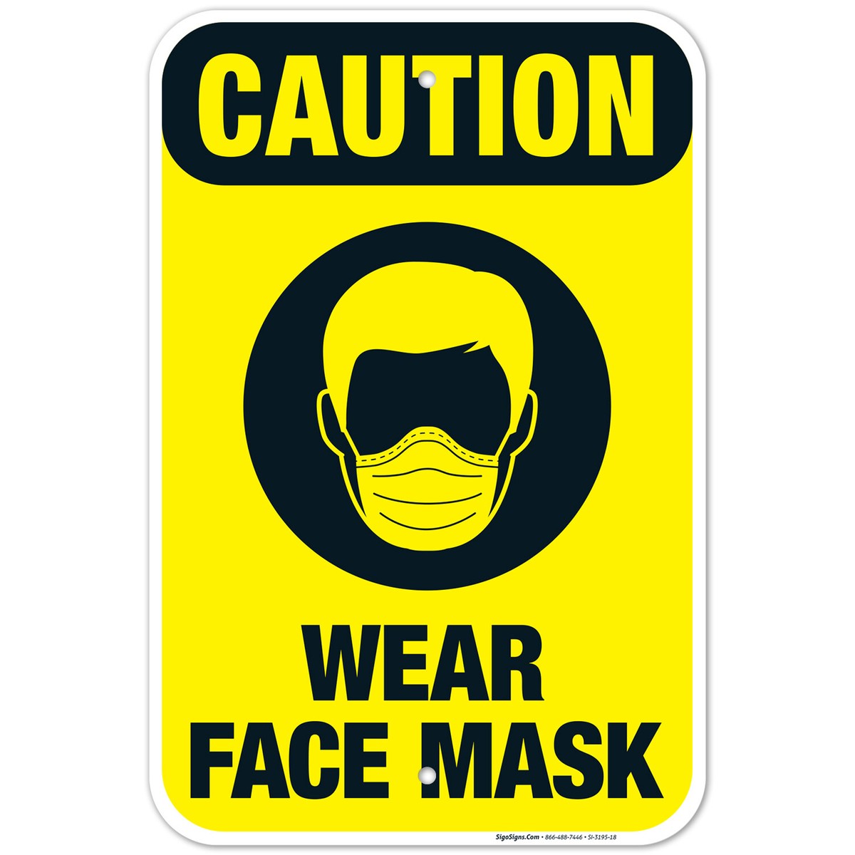 Safety Mask Sign