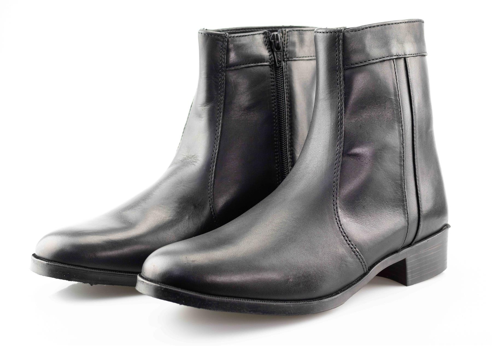 Mens Scimitar Leather Smart Inside Zip Dress Office Work Ankle Boots ...