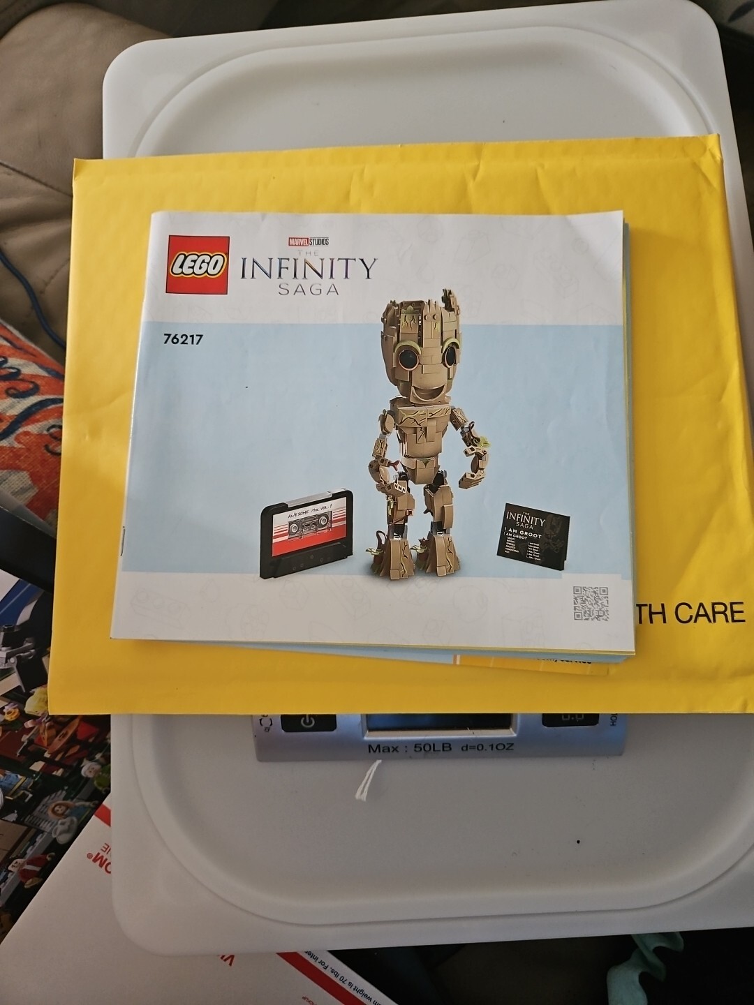 Lego The Infiniti Saga 76217 I Am Groot Instruction Manual Only | eBay