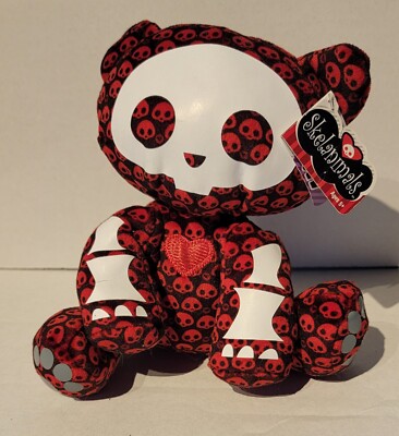 Skelanimals Dark & Cuddly Kit the Cat Plush- Limited 2009 - NEW Red ...