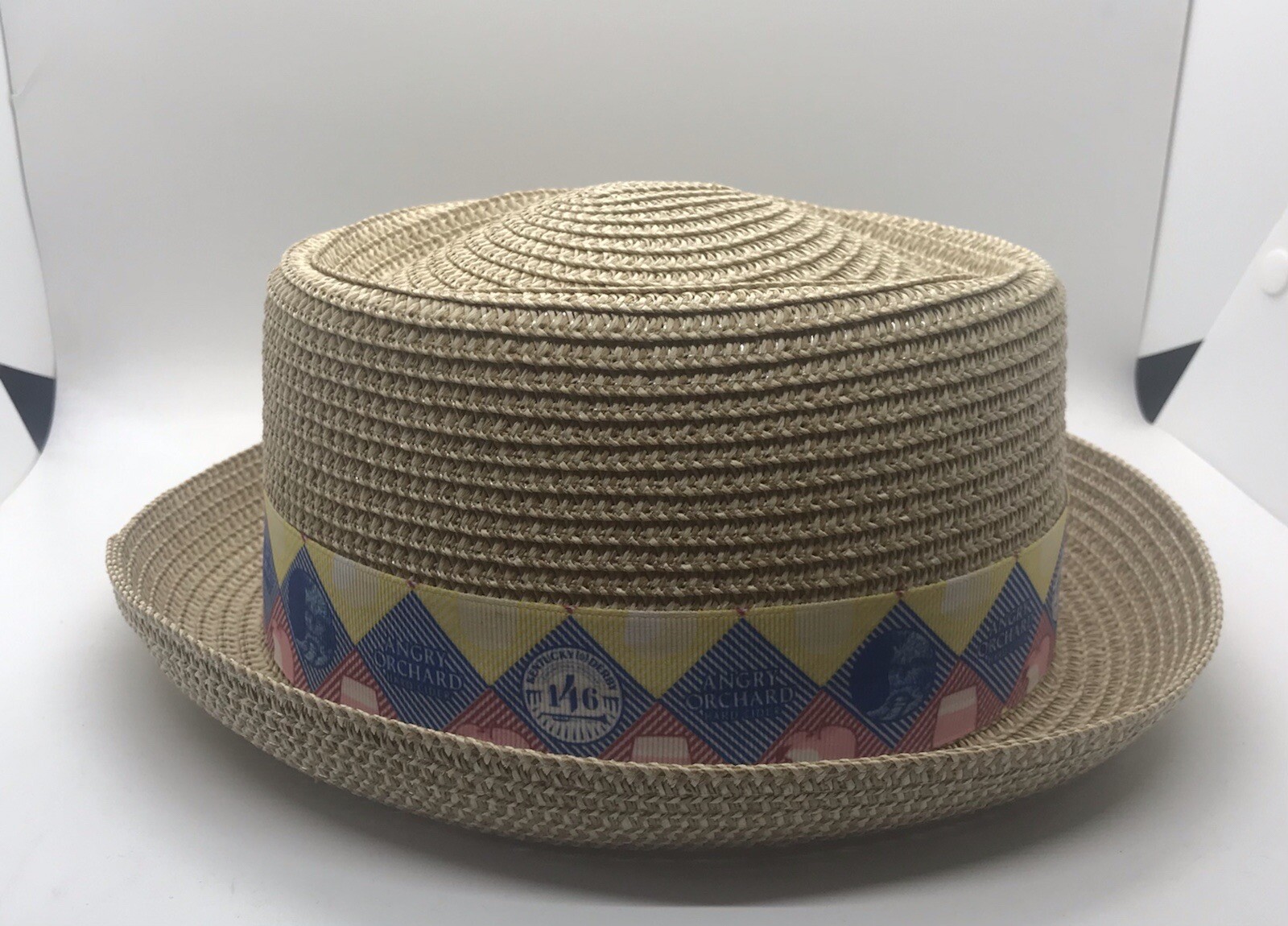 Angry Orchard Fedora straw hat Large Extra Large Tan | eBay