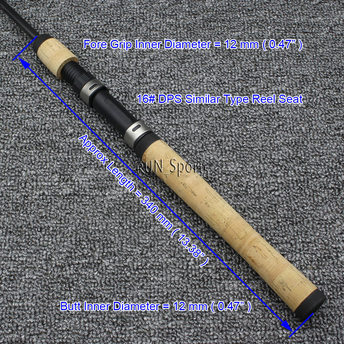 Composite Cork Spinning Fishing Rod Handle for Rod Building Grip with ...