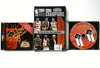 2004-2005 Spurs NBA Champions One Team Commemorative DVDs 2006 Photos ...